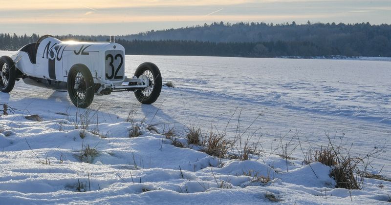 NSU 6/60 PS赛车柏林试跑 首届德国大奖赛斩获四连胜